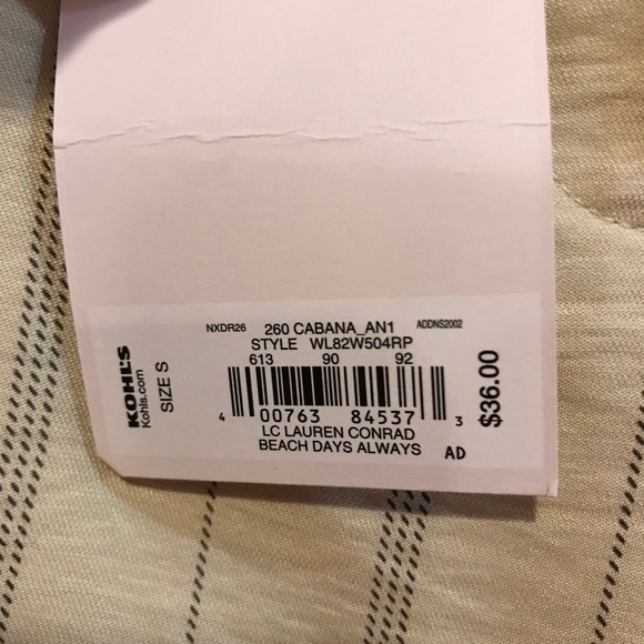 LC Lauren Conrad | Shorts | Lc Lauren Conrad Tan Ivory Black Stripe ...